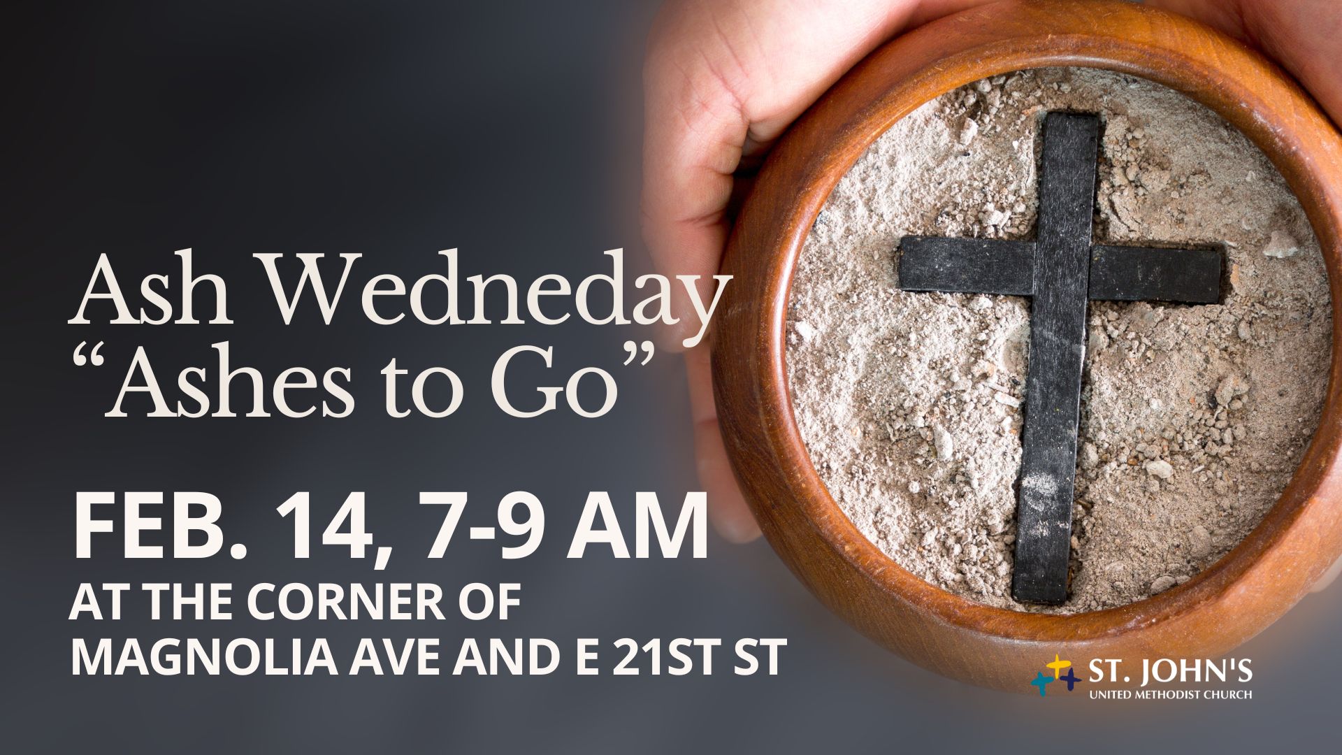 Ashes To Go! – St. John's United Methodist Church